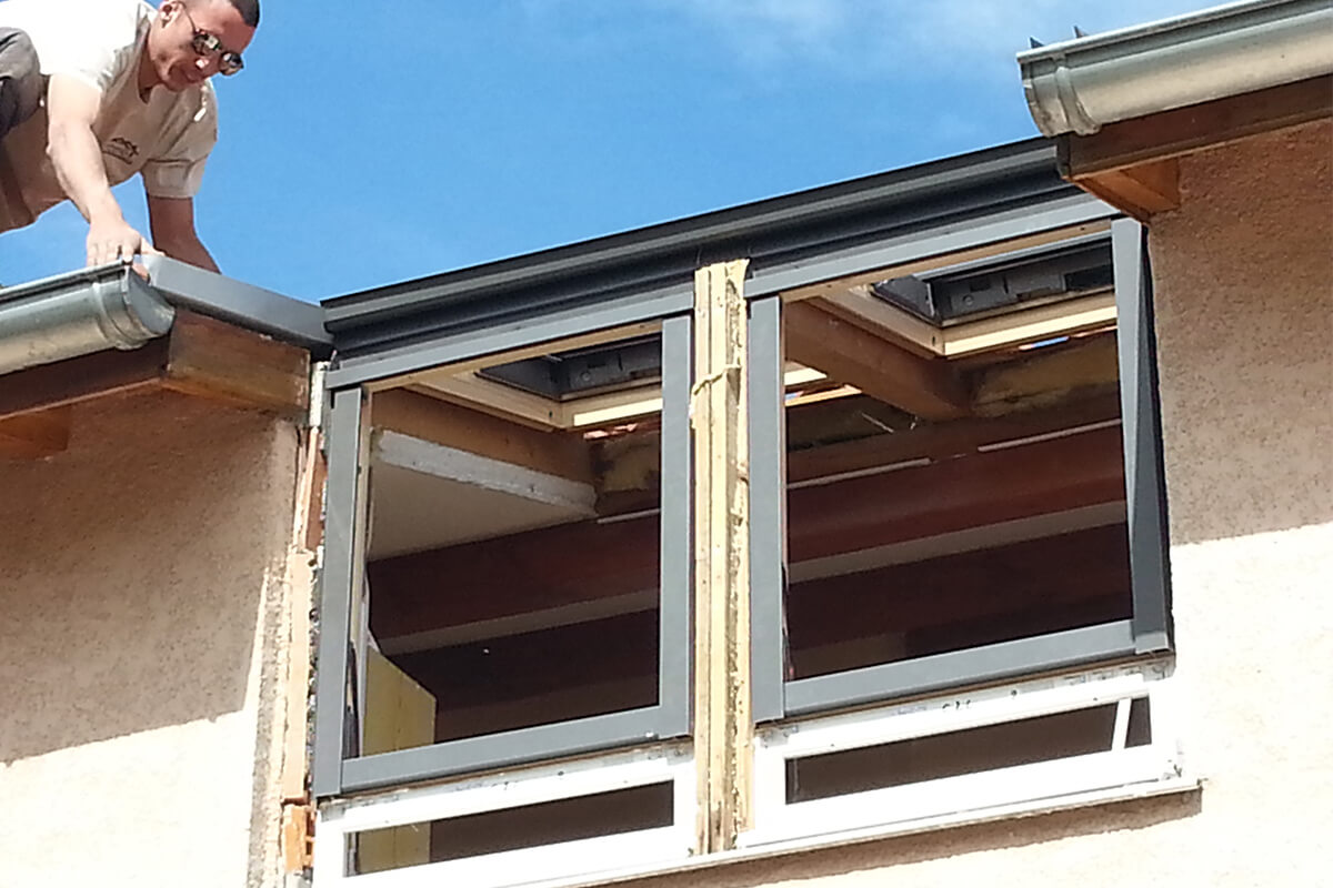 Installation de velux d'angle à Saint-Étienne (Loire) - C2L