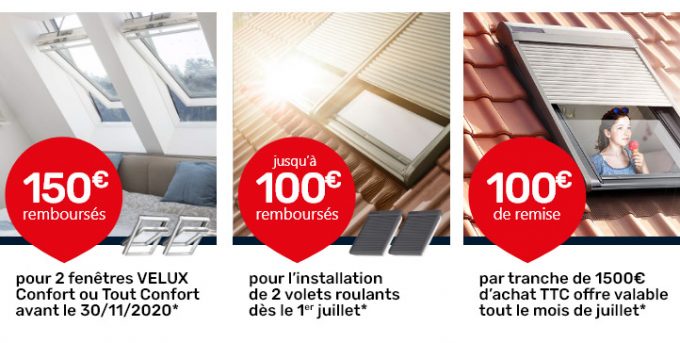 C2L propose les offres spéciales VELUX de l'été - C2L